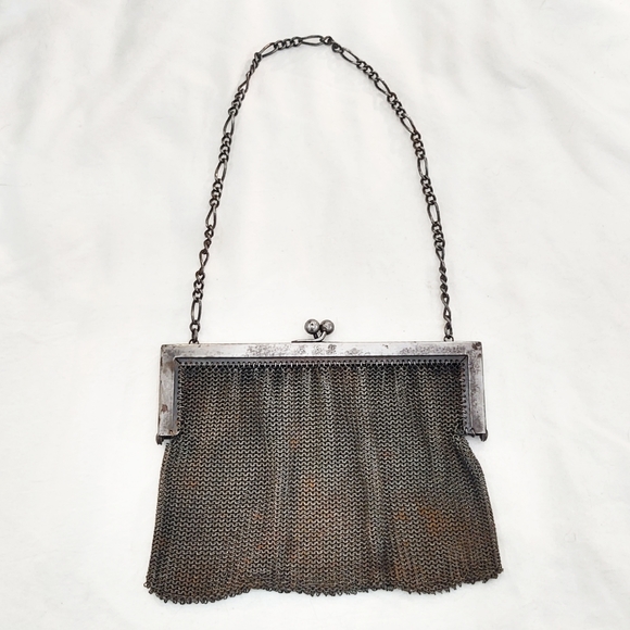 Antique | Bags | Antique Collectable Silver Mesh Chainmail Purse | Poshmark